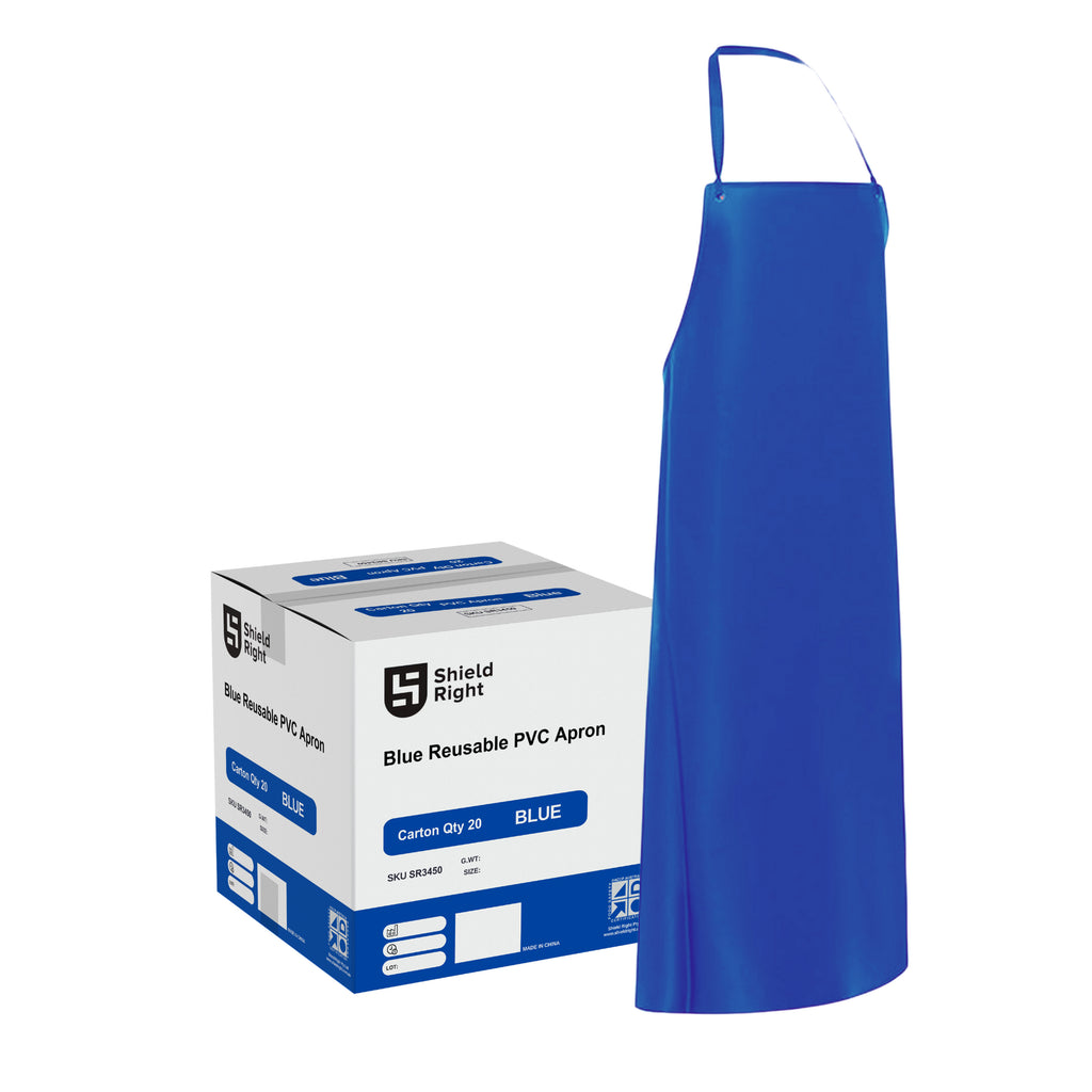 Shield Right Reusable Full-length PVC Apron | PPE Supplier