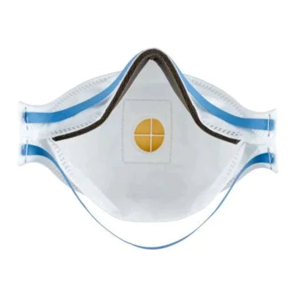 3M™ 9322A Disposable Respirator Face Mask Flat Fold Valved P2 (5 Pack ...